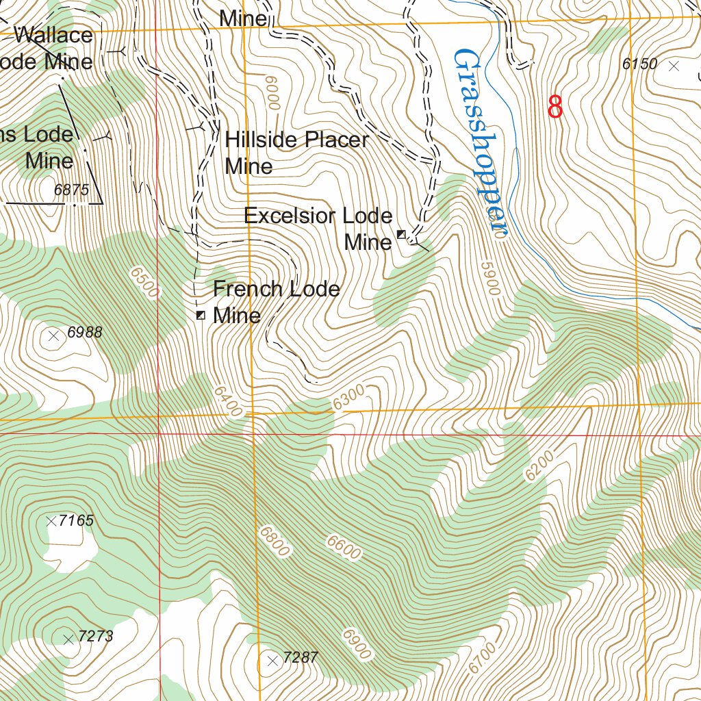 Bannack, MT FSTopo Legacy Map by US Forest Service - Topo | Avenza Maps