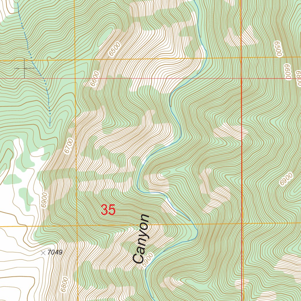 Banner Mountain, WY FSTopo Legacy Map by US Forest Service - Topo ...