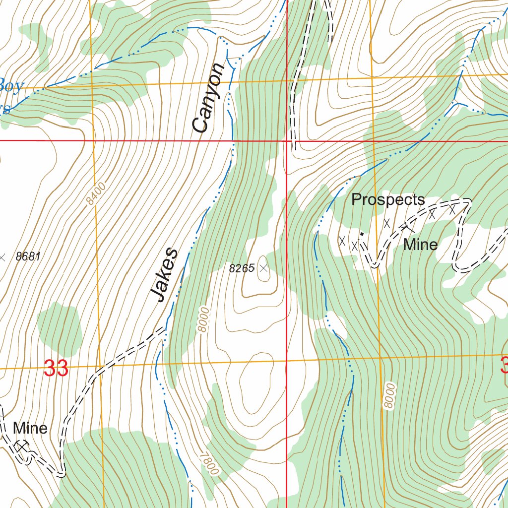 Bannock Pass, MT - ID FSTopo Legacy Map by US Forest Service - Topo ...