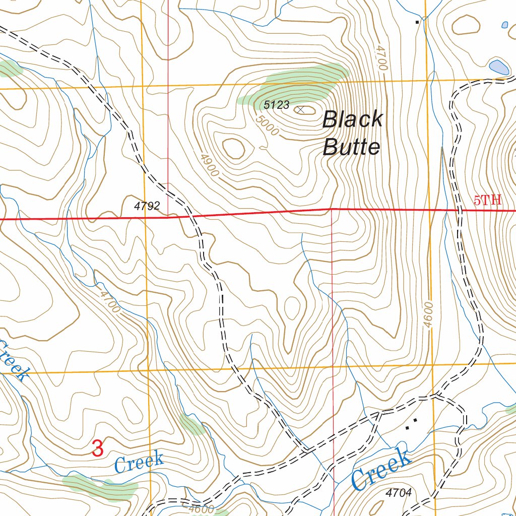 Barr Creek, MT FSTopo Legacy Map by US Forest Service - Topo | Avenza Maps