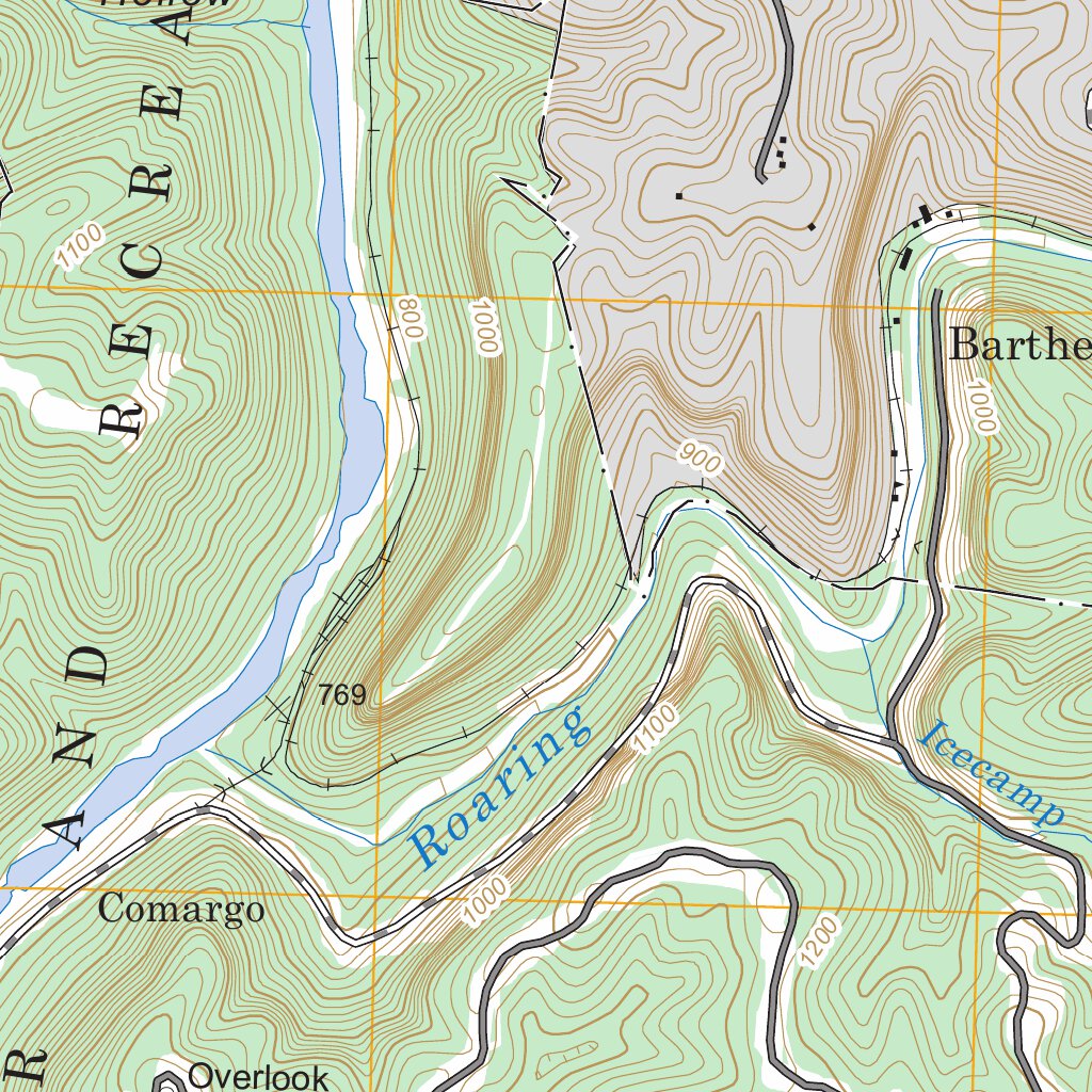 Barthell, KY FSTopo Legacy Map by US Forest Service - Topo | Avenza Maps
