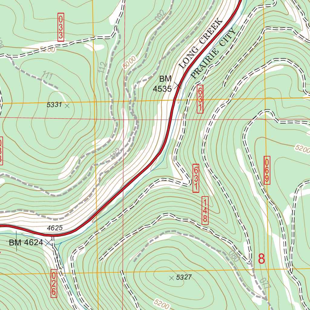 Bates, OR FSTopo Legacy Map by US Forest Service - Topo | Avenza Maps