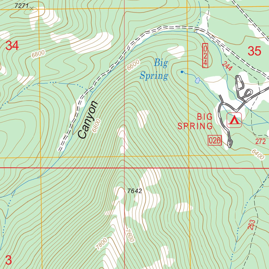 Bear Camp Gulch, ID FSTopo Legacy Map by US Forest Service - Topo ...