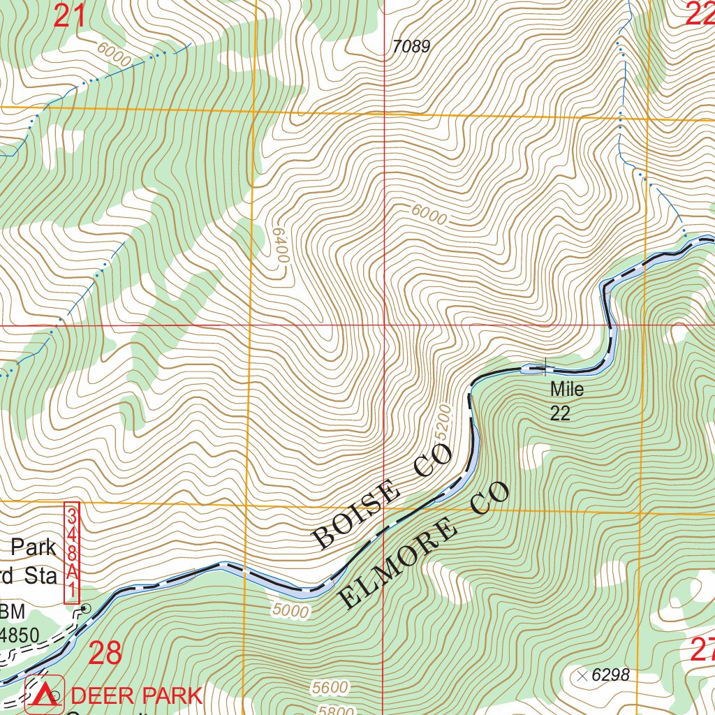 Bear River, ID FSTopo Legacy Map by US Forest Service - Topo | Avenza Maps