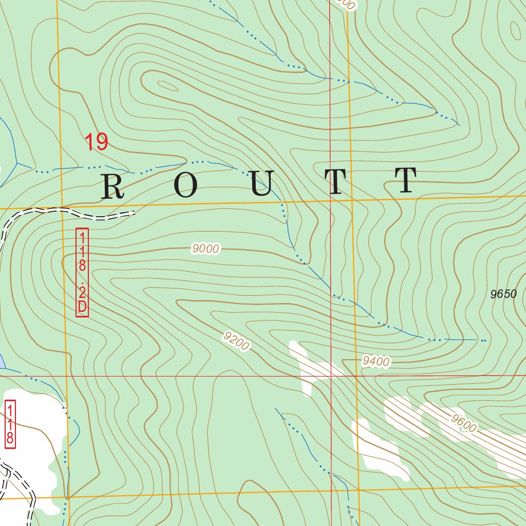 Bears Ears Peaks, CO FSTopo Legacy Map by US Forest Service - Topo ...