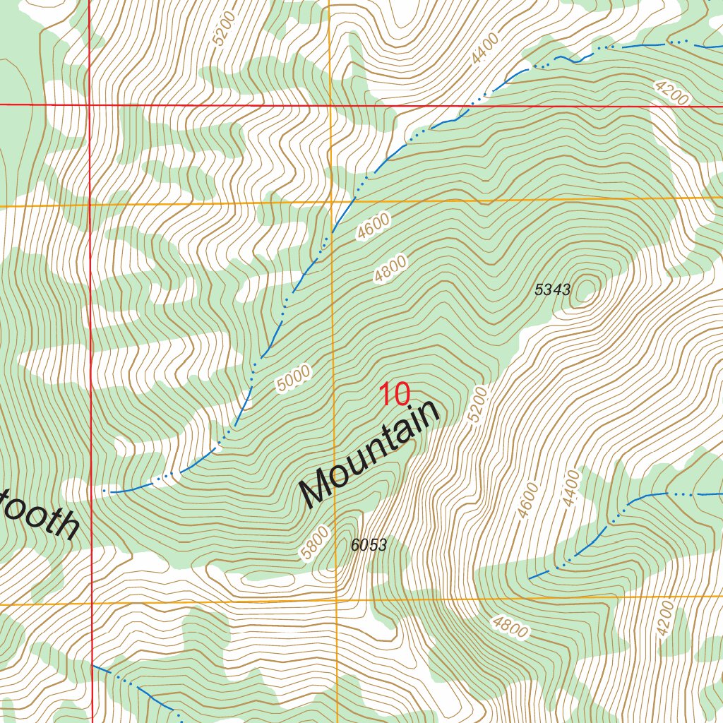 Beartooth Mountain, MT FSTopo Legacy Map by US Forest Service - Topo ...