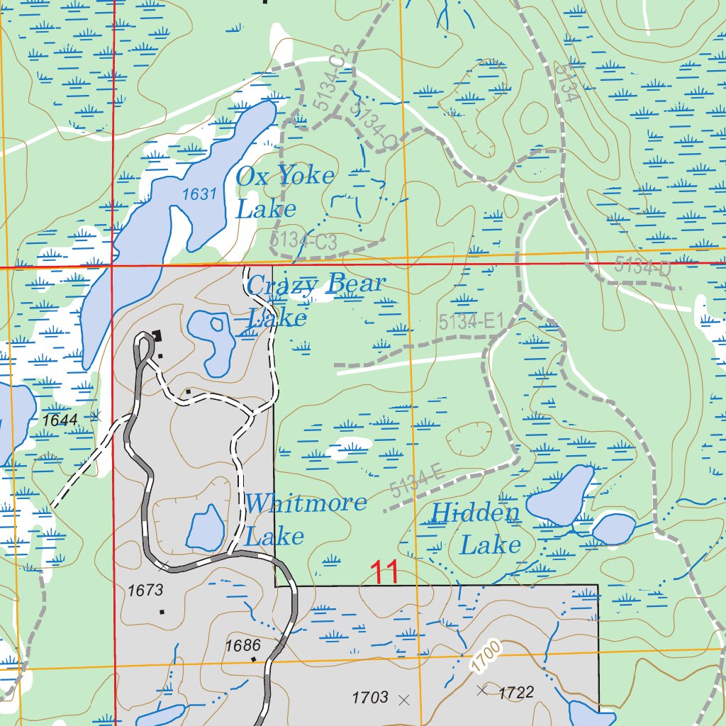 Beaton, MI FSTopo Legacy Map by US Forest Service - Topo | Avenza Maps