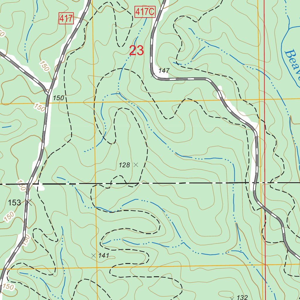 Beatrice, MS FSTopo Legacy Map by US Forest Service - Topo | Avenza Maps