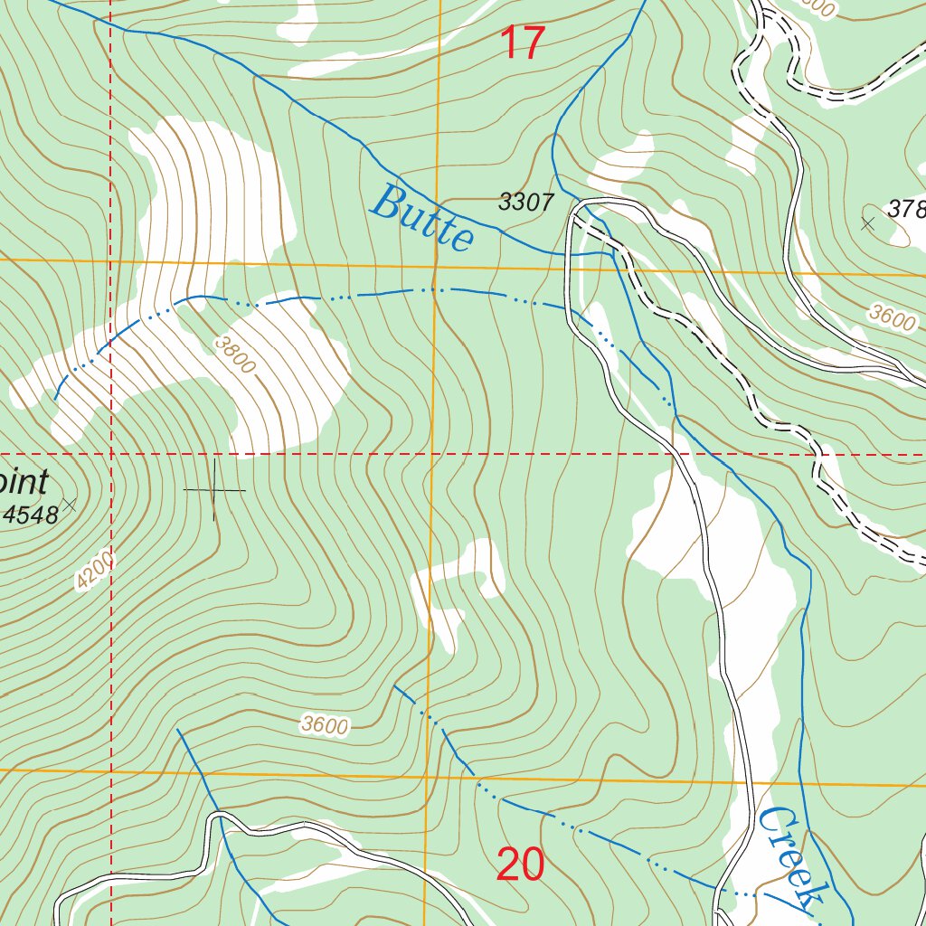 Beaver Butte, OR FSTopo Legacy Map by US Forest Service - Topo | Avenza ...