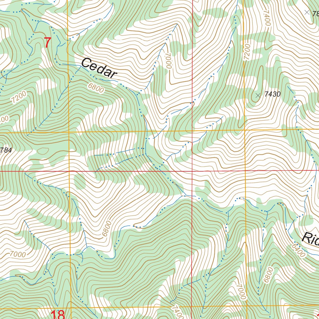 Beehive Peak, UT FSTopo Legacy Map by US Forest Service - Topo | Avenza ...