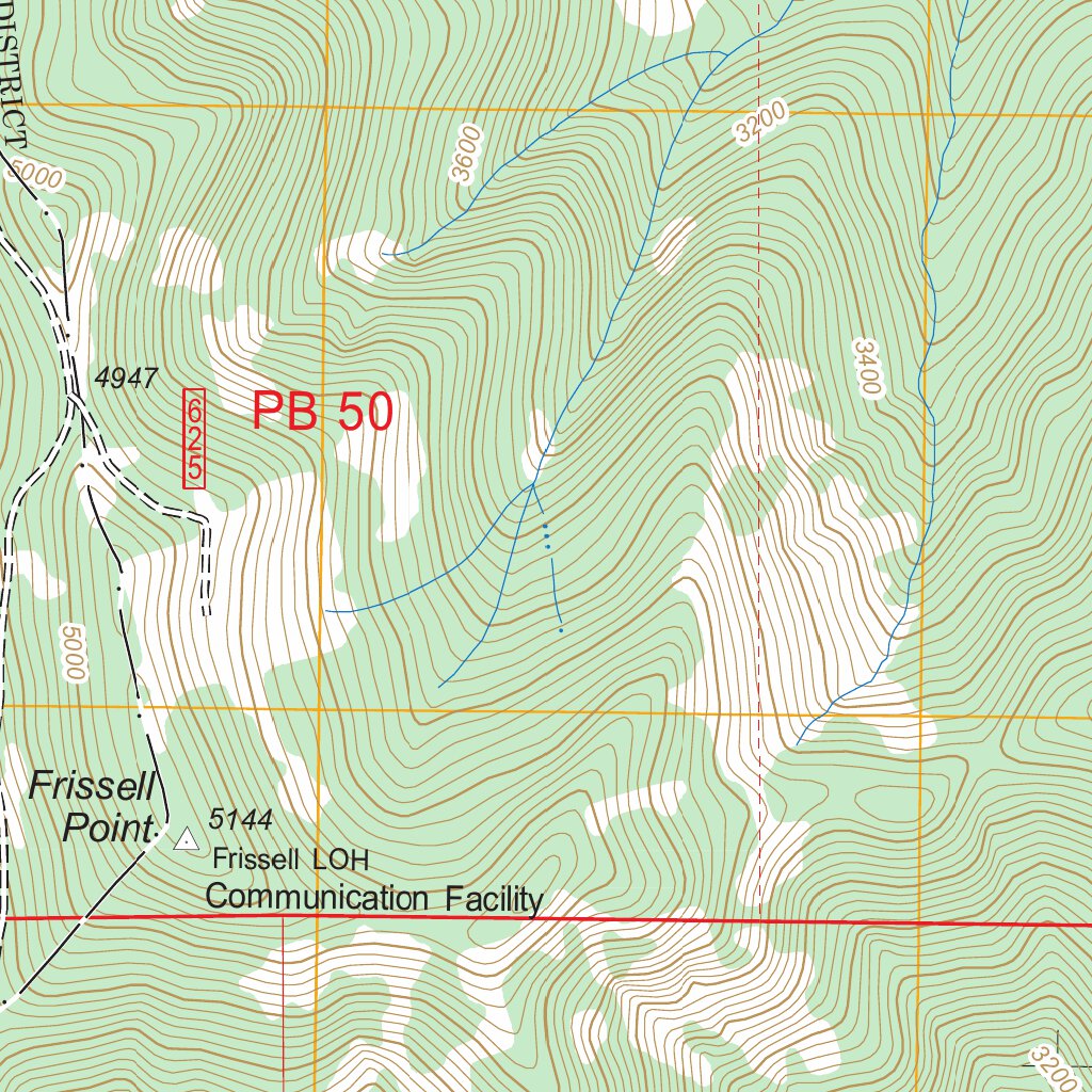Belknap Springs, OR FSTopo Legacy Map by US Forest Service - Topo ...