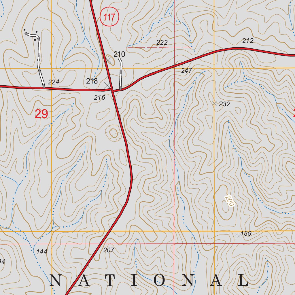 Bellwood, LA FSTopo Legacy Map by US Forest Service - Topo | Avenza Maps