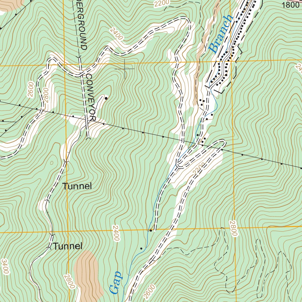 Benham, KY - VA FSTopo Legacy Map by US Forest Service - Topo | Avenza Maps