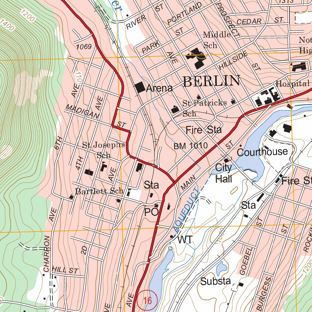 Berlin, NH FSTopo Legacy Map by US Forest Service - Topo | Avenza Maps