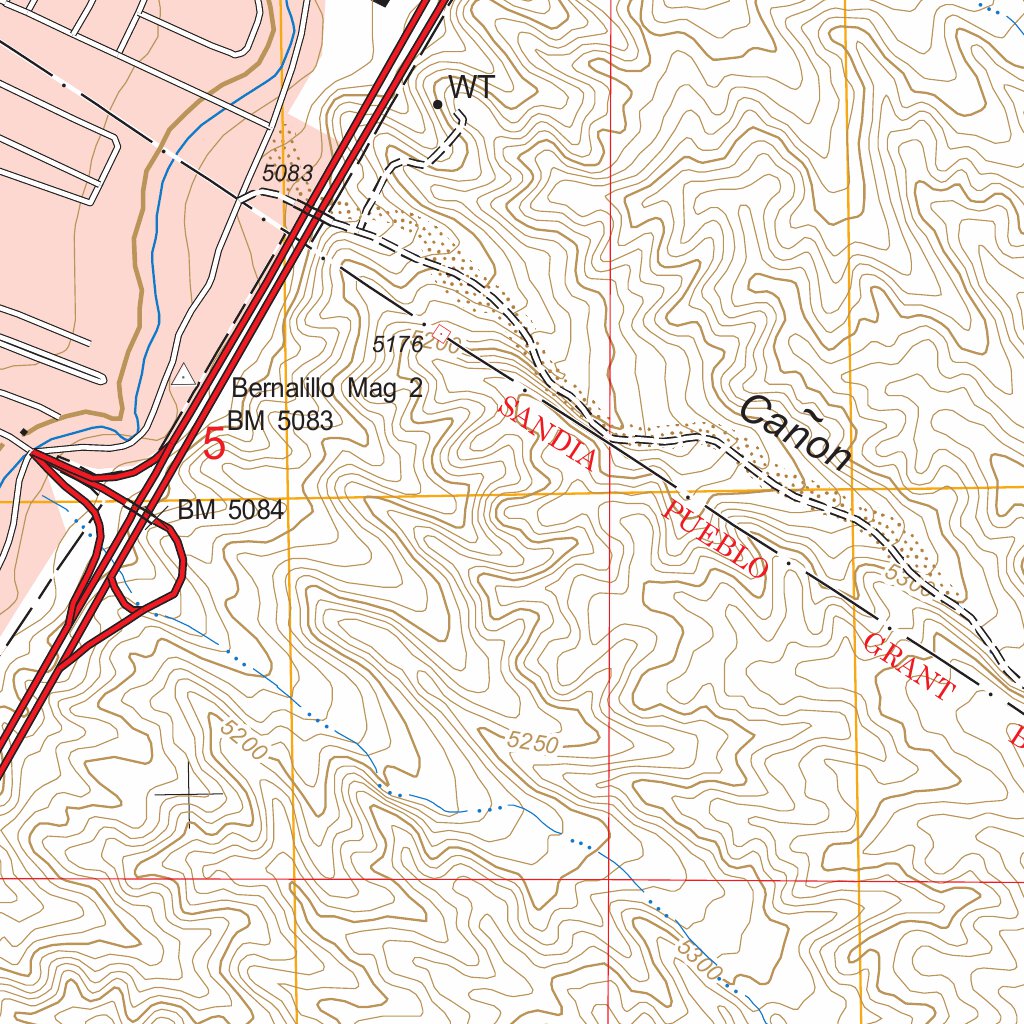 Bernalillo, NM FSTopo Legacy Map by US Forest Service - Topo | Avenza Maps