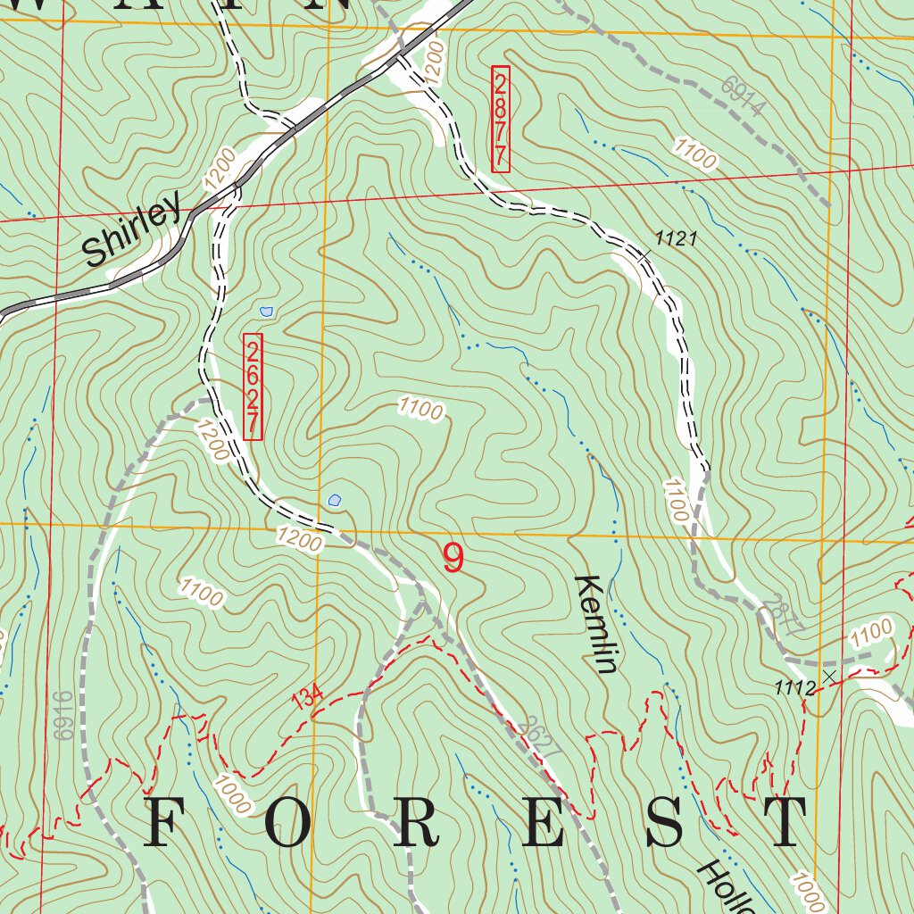 Berryman, MO FSTopo Legacy Map by US Forest Service - Topo | Avenza Maps