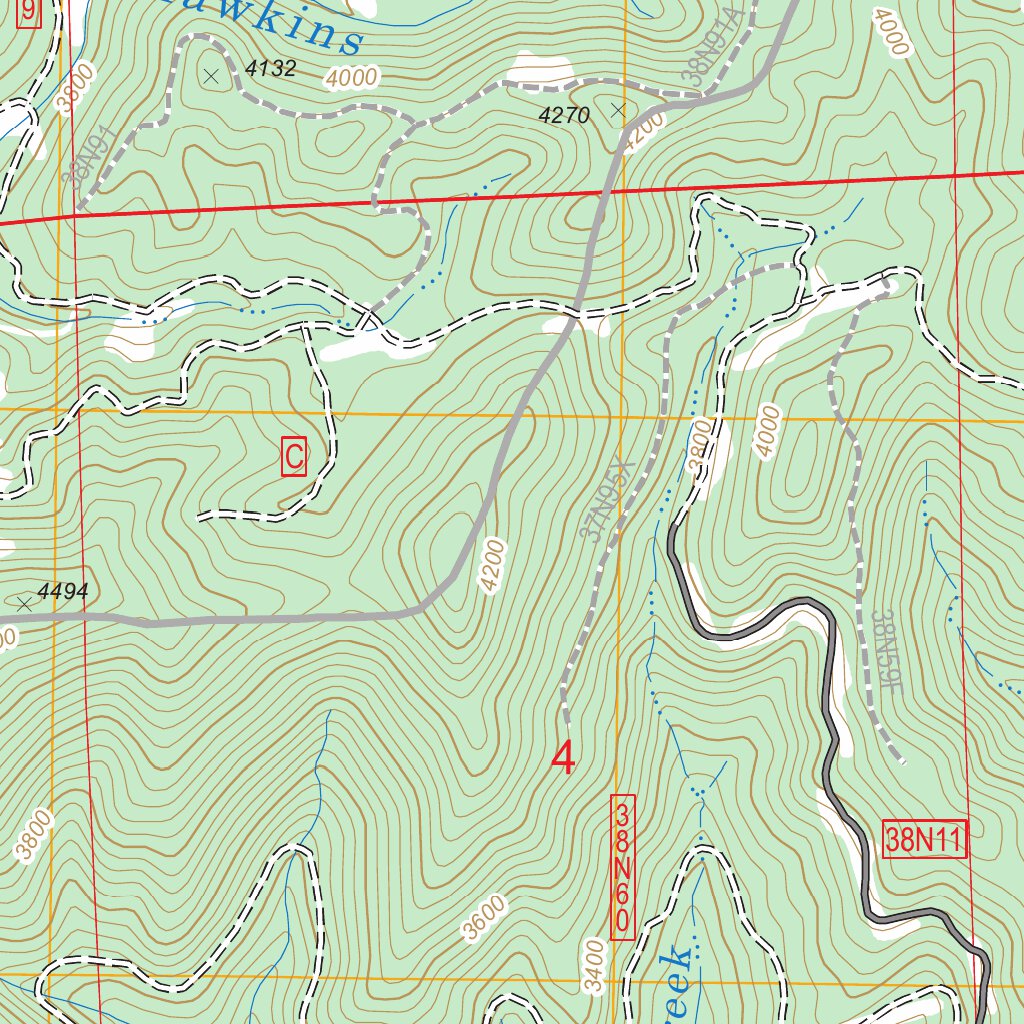 Big Bend, CA FSTopo Legacy Map by US Forest Service - Topo | Avenza Maps