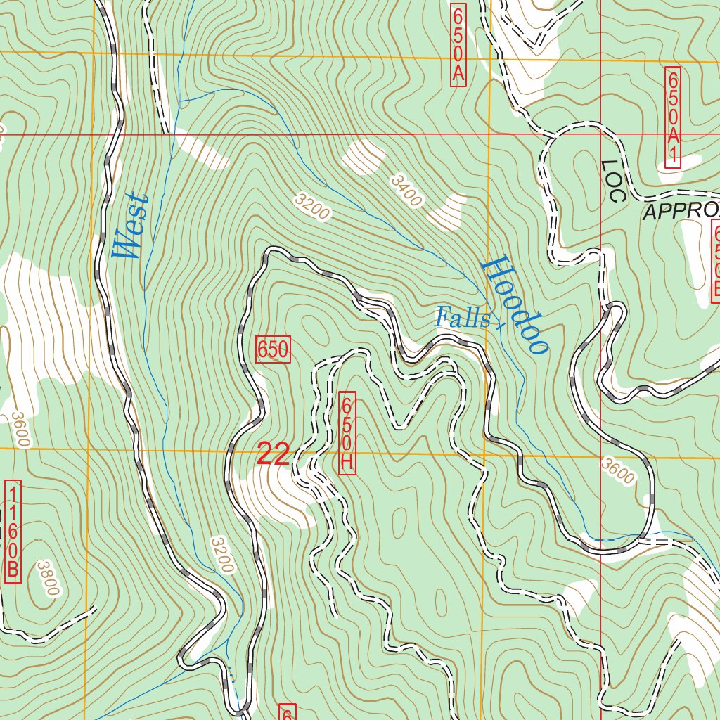 Big Cedar, ID FSTopo Legacy Map by US Forest Service - Topo | Avenza Maps