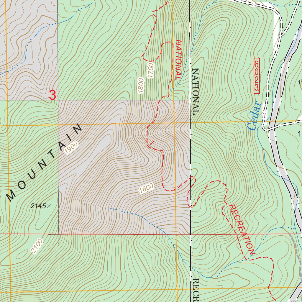 Big Cedar, OK FSTopo Legacy Map by US Forest Service - Topo | Avenza Maps