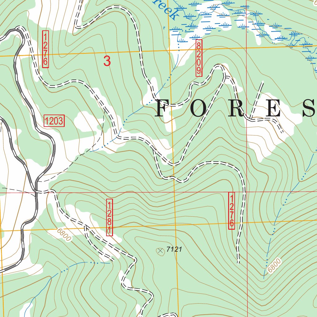 Big Hole Battlefield, MT FSTopo Legacy Map by US Forest Service - Topo ...