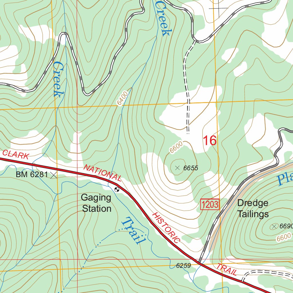 Big Hole Battlefield, MT FSTopo Legacy Map by US Forest Service - Topo ...