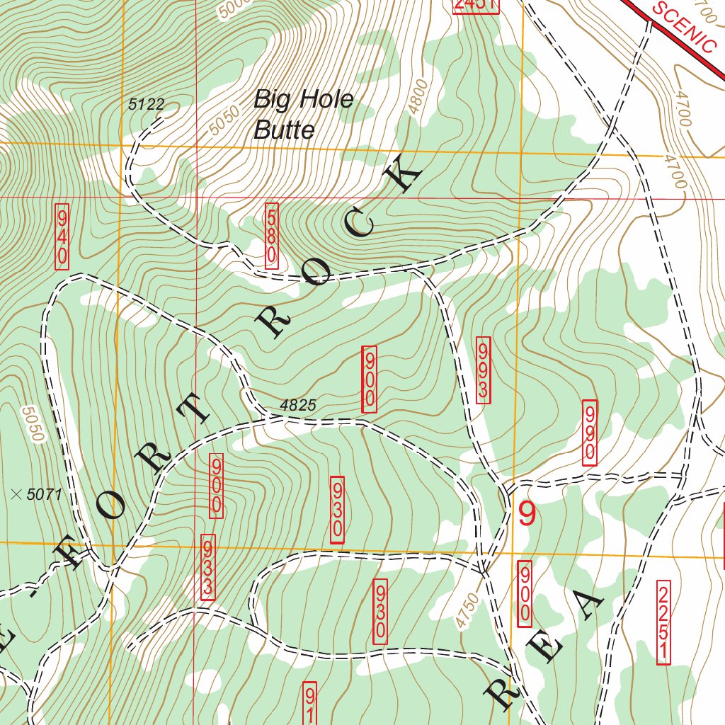Big Hole, OR FSTopo Legacy Map by US Forest Service - Topo | Avenza Maps