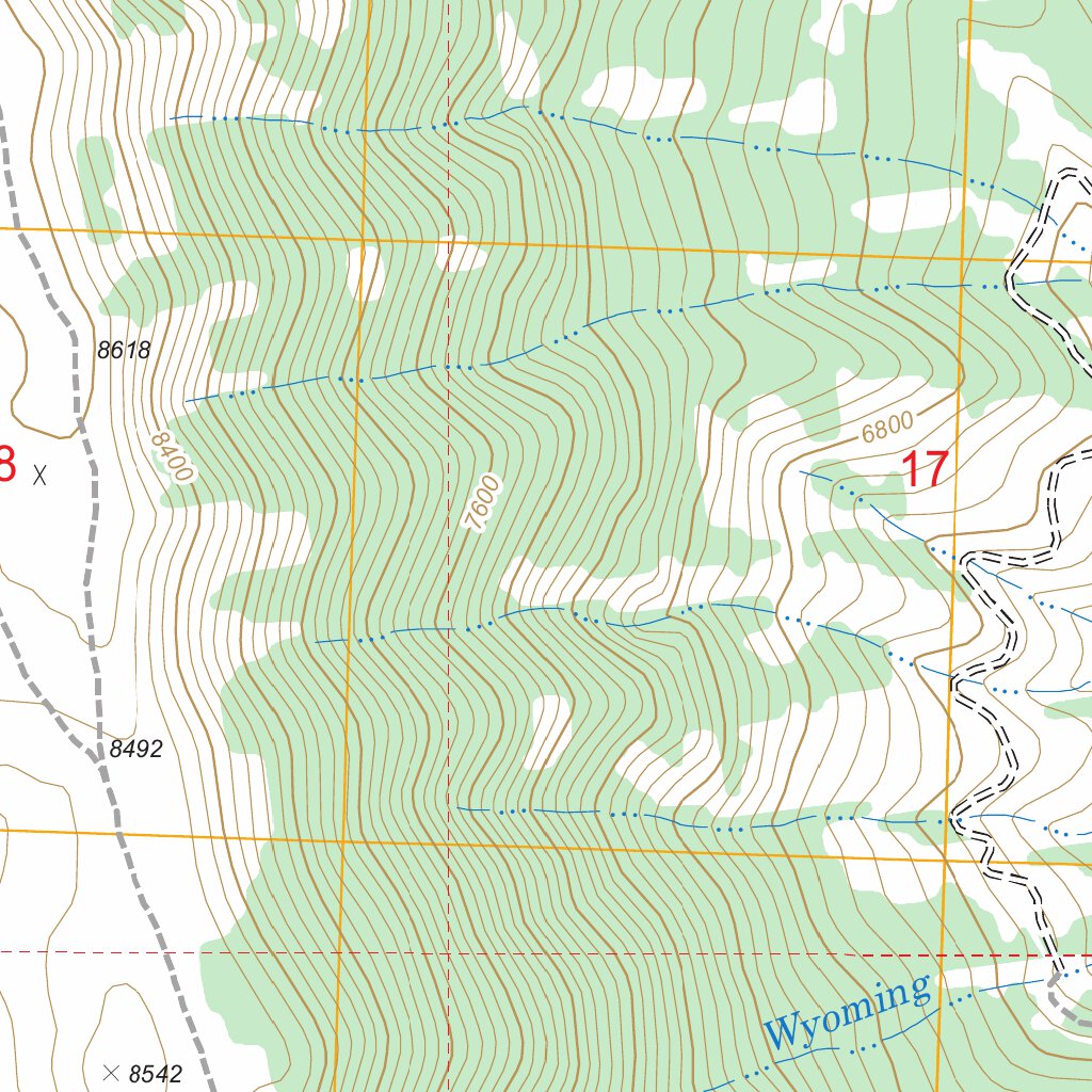 Big Ice Cave, MT FSTopo Legacy Map by US Forest Service - Topo | Avenza ...
