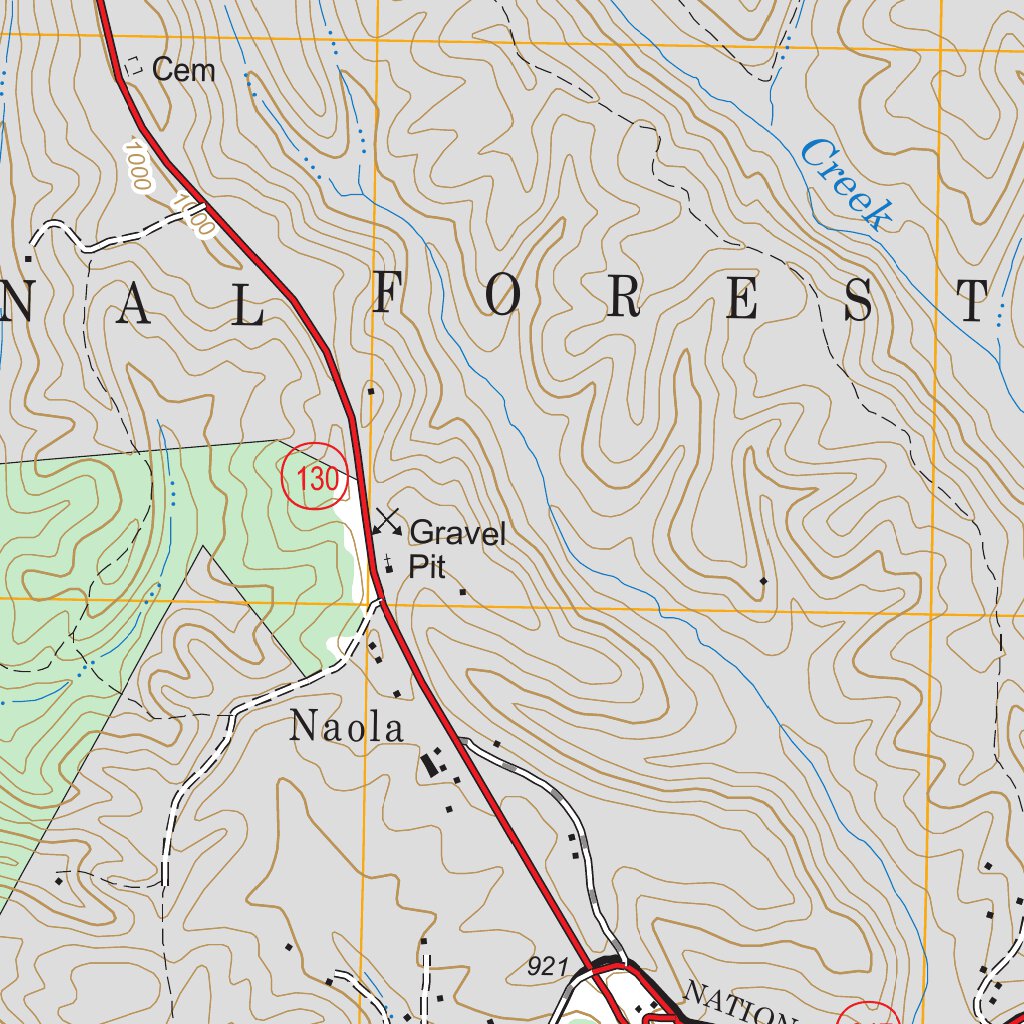 Big Island, VA FSTopo Legacy Map by US Forest Service - Topo | Avenza Maps
