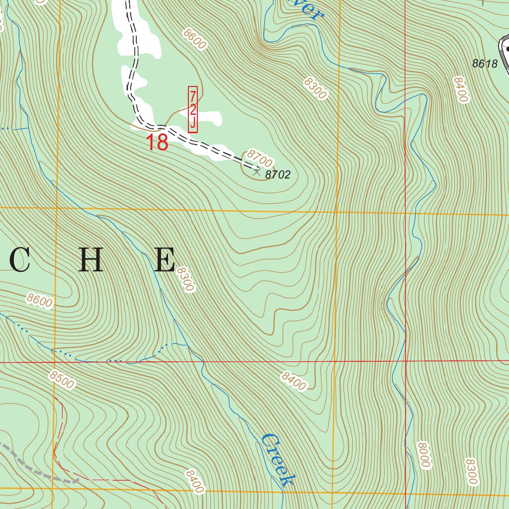 Big Lake South, AZ FSTopo Legacy Map by US Forest Service - Topo ...