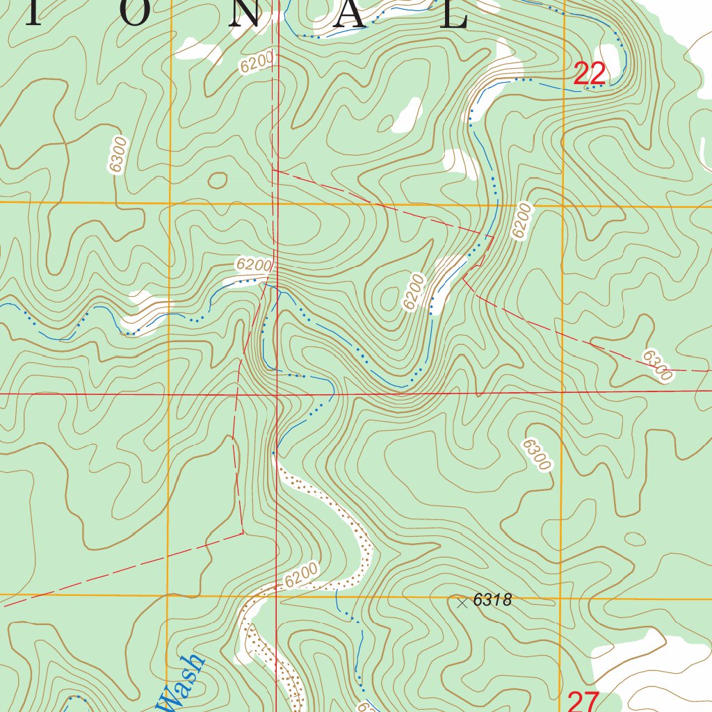 Big Pug Tank, AZ FSTopo Legacy Map by US Forest Service - Topo | Avenza ...