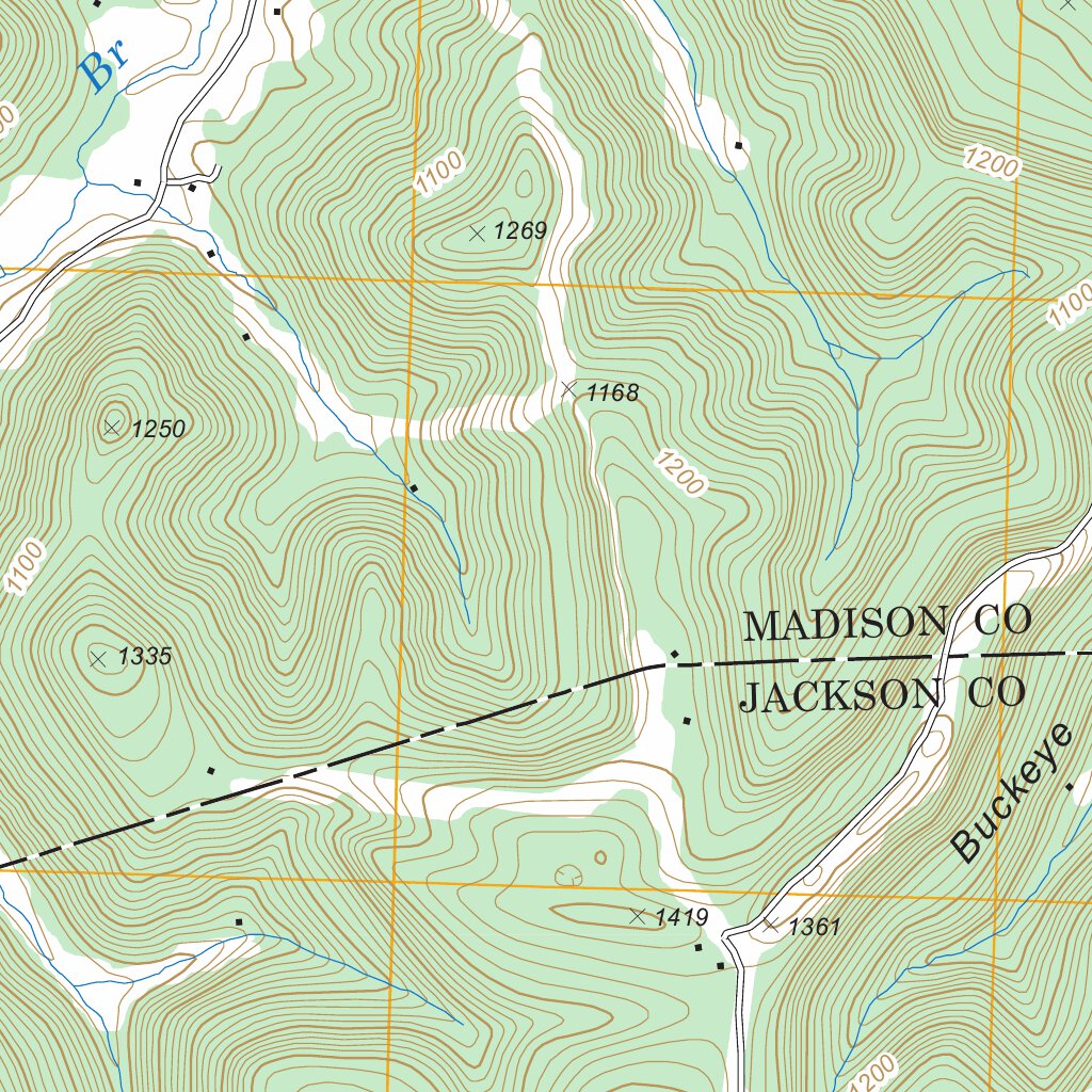 Bighill, KY FSTopo Legacy Map by US Forest Service - Topo | Avenza Maps