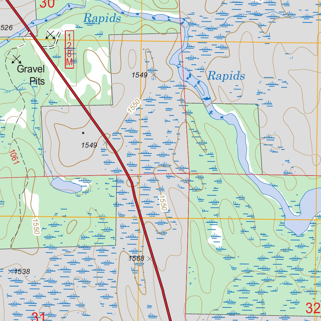 Bird Lake, MN FSTopo Legacy Map by US Forest Service - Topo | Avenza Maps