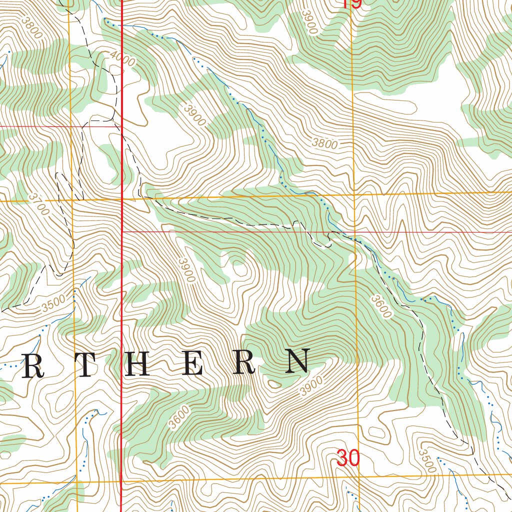 Birney Day School, MT FSTopo Legacy Map by US Forest Service - Topo ...