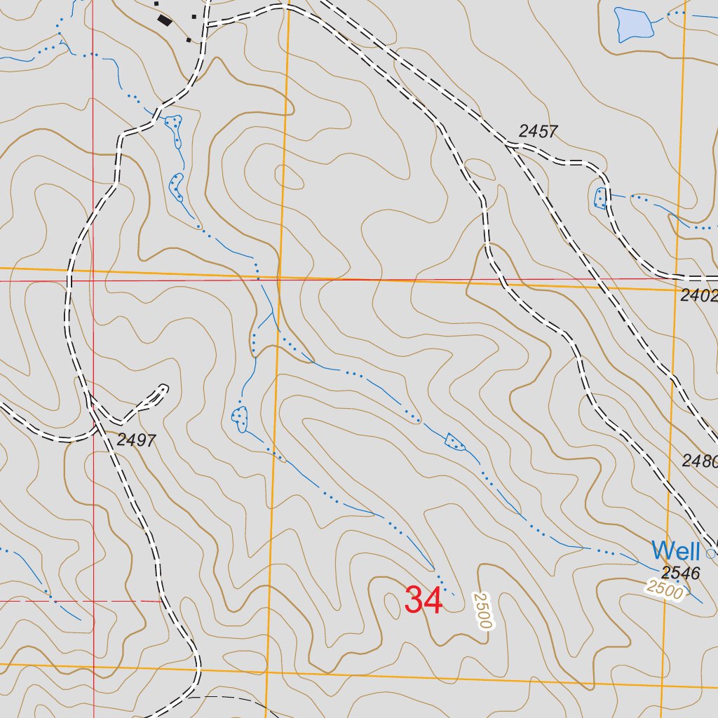 Bison NE, SD FSTopo Legacy Map by US Forest Service - Topo | Avenza Maps