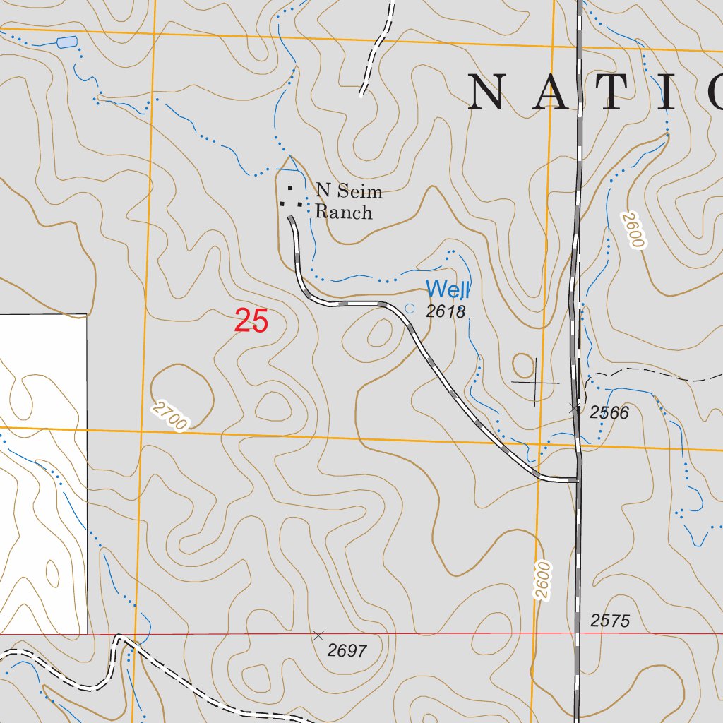 Bison NW, SD FSTopo Legacy Map by US Forest Service - Topo | Avenza Maps