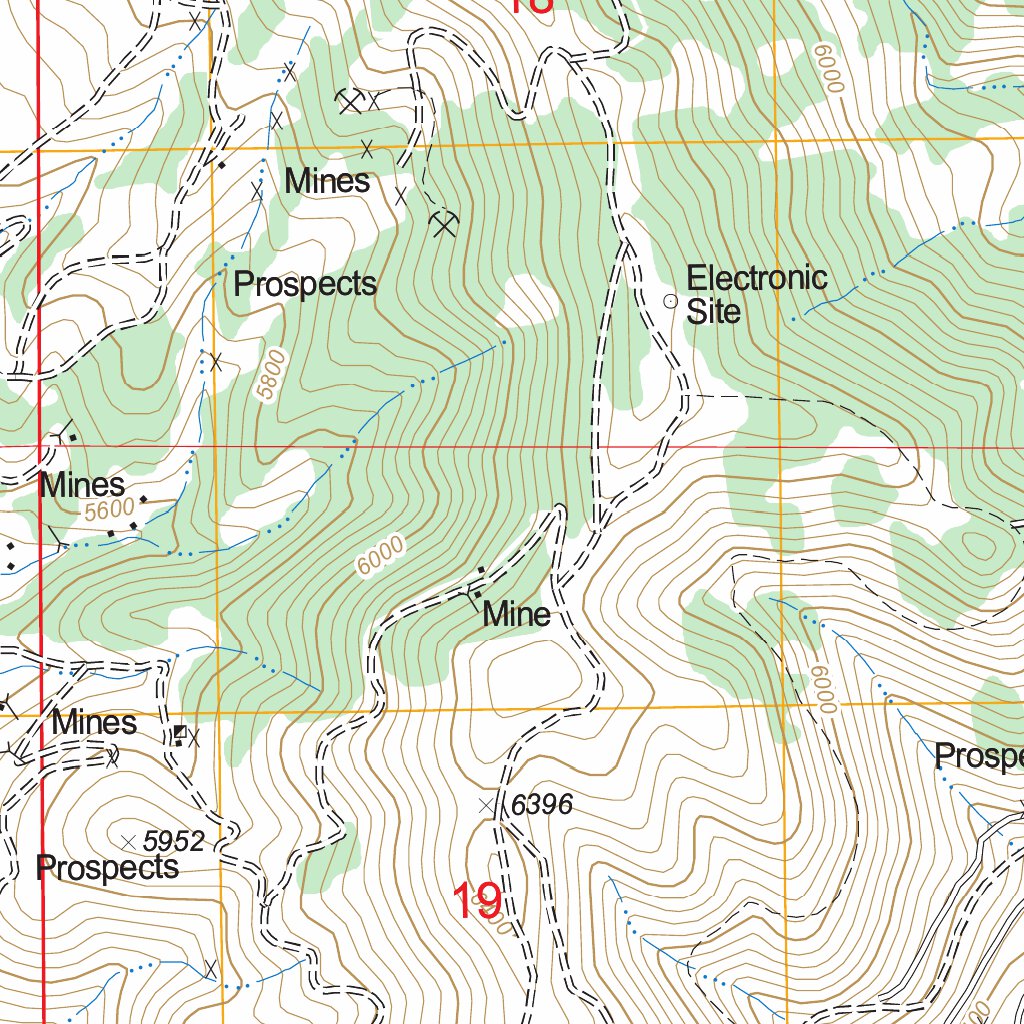 Black Butte, MT FSTopo Legacy Map by US Forest Service - Topo | Avenza Maps