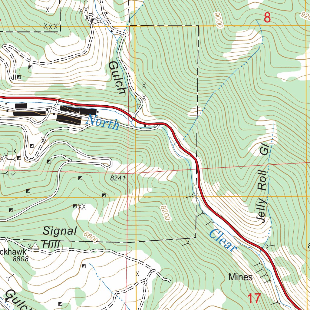 Black Hawk, CO FSTopo Legacy Map by US Forest Service - Topo | Avenza Maps