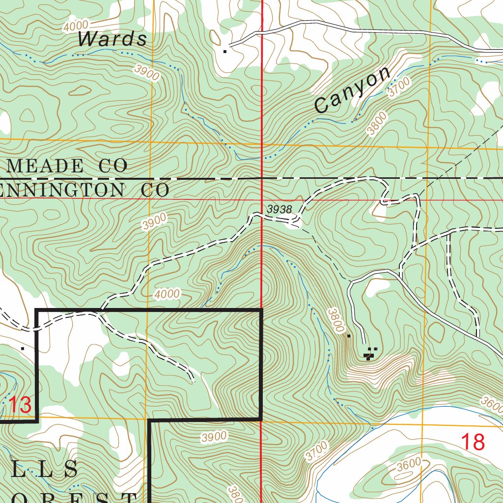 Blackhawk, SD FSTopo Legacy Map by US Forest Service - Topo | Avenza Maps