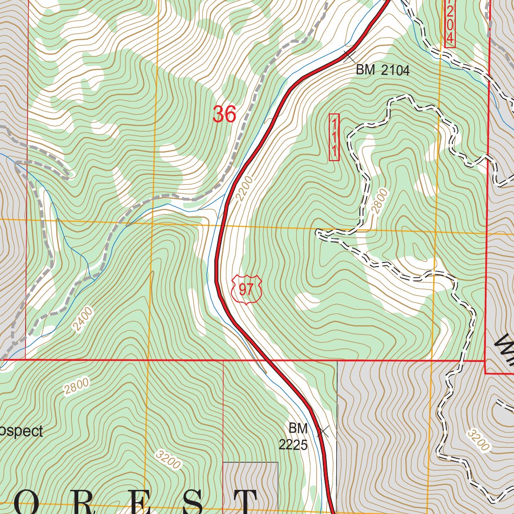Blewett, WA FSTopo Legacy Map by US Forest Service - Topo | Avenza Maps