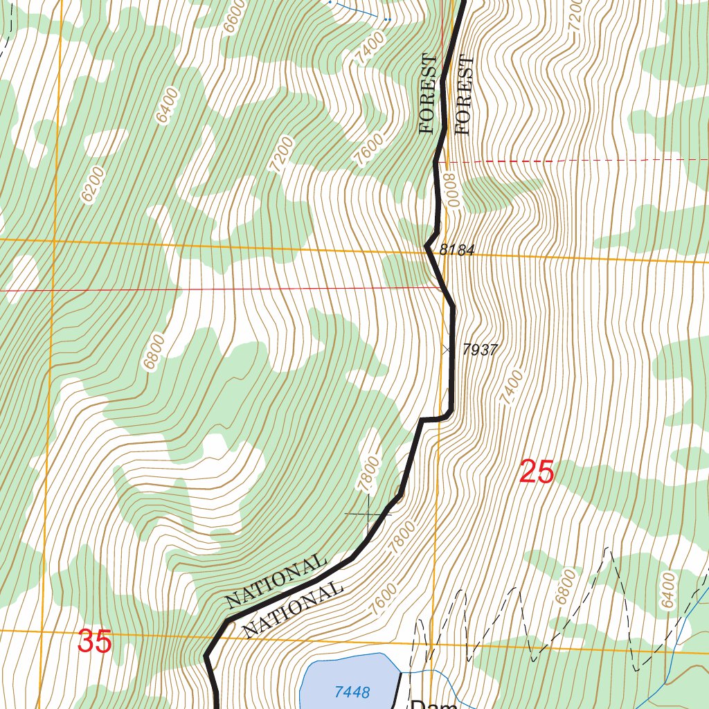 Blodgett Mountain, ID - MT FSTopo Legacy Map by US Forest Service ...