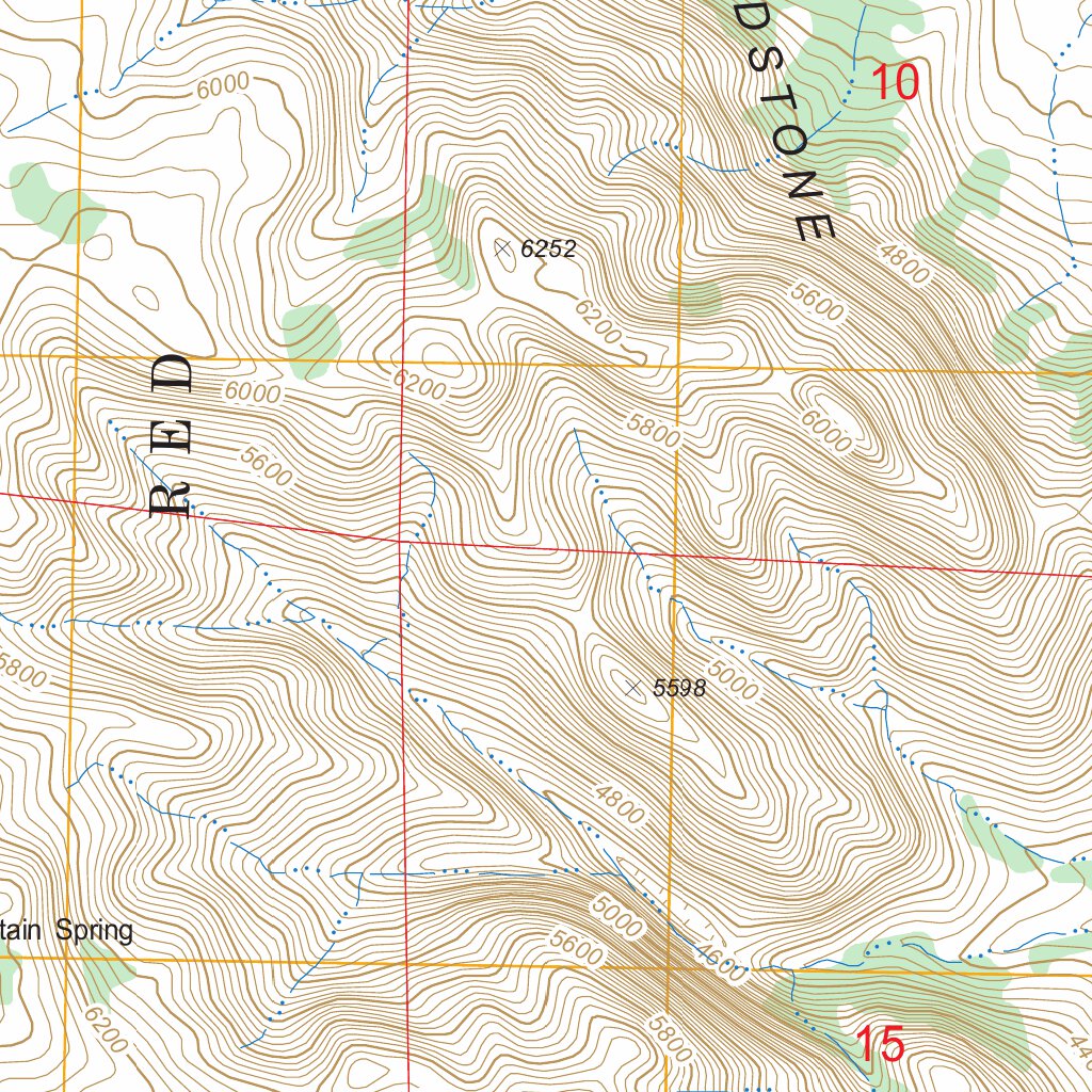 Blue Diamond, NV FSTopo Legacy Map by US Forest Service - Topo | Avenza ...