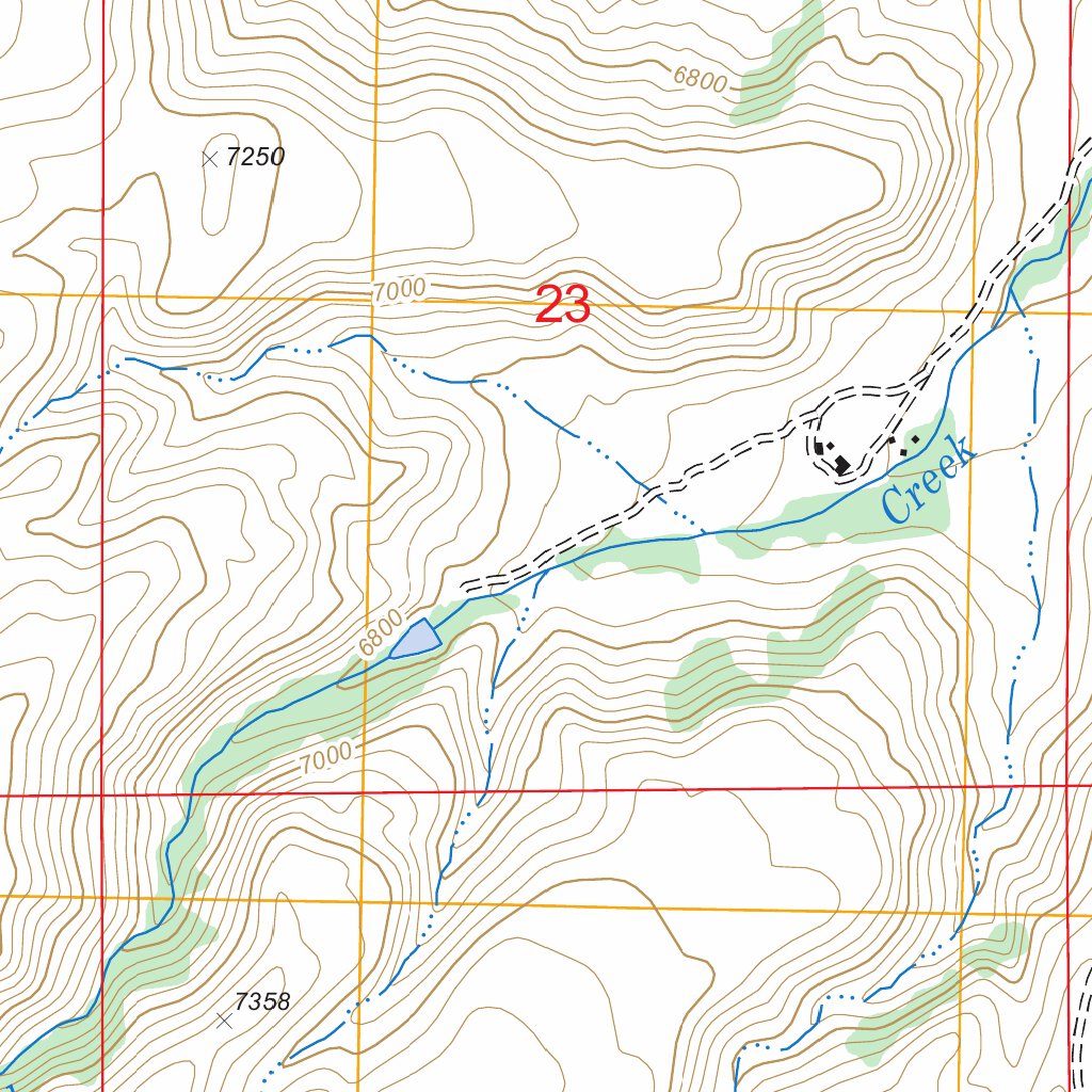 Blue Holes, WY FSTopo Legacy Map by US Forest Service - Topo | Avenza Maps