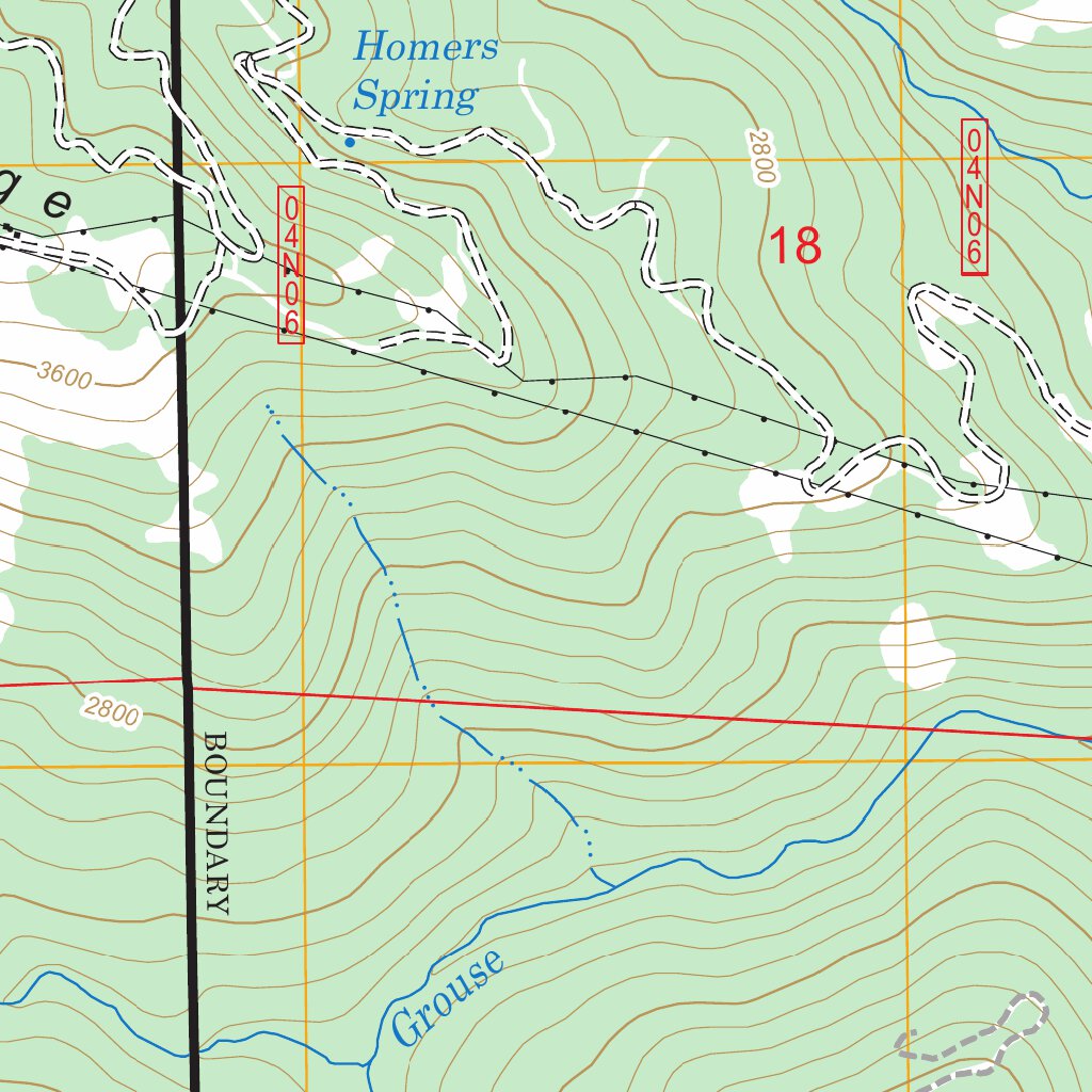Board Camp Mountain, CA FSTopo Legacy Map by US Forest Service - Topo ...