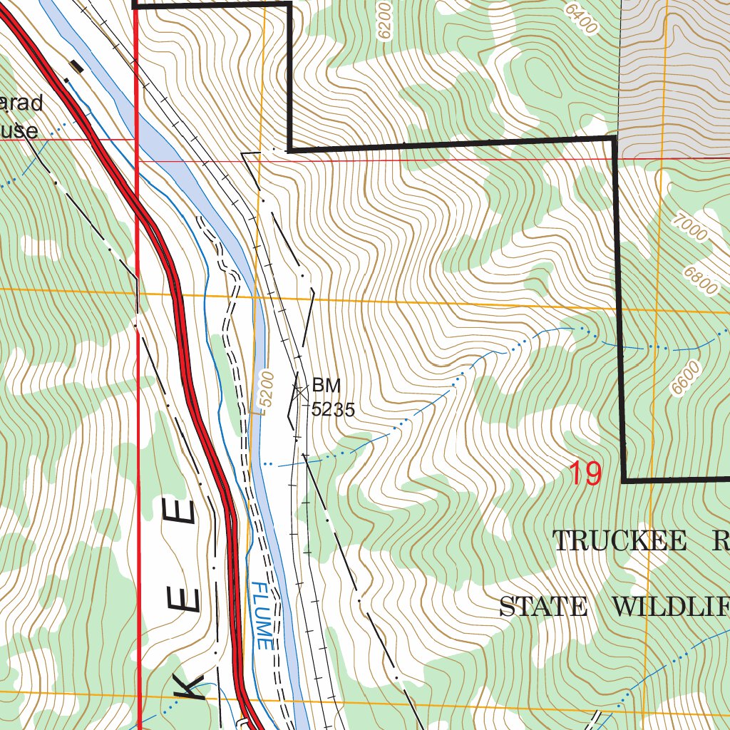 Boca, CA - NV FSTopo Legacy Map by US Forest Service - Topo | Avenza Maps