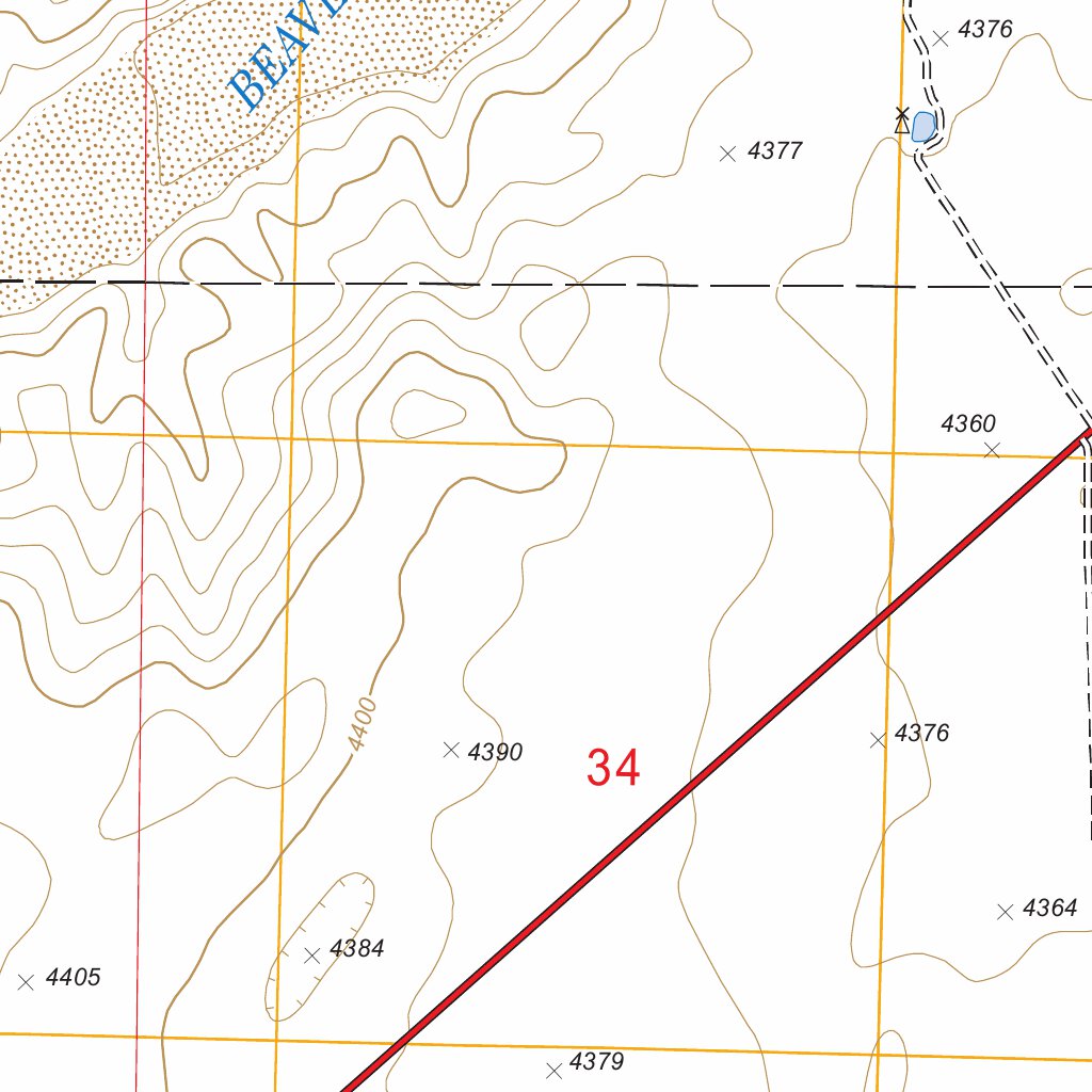 Boise City SW, OK - TX FSTopo Legacy Map by US Forest Service - Topo ...