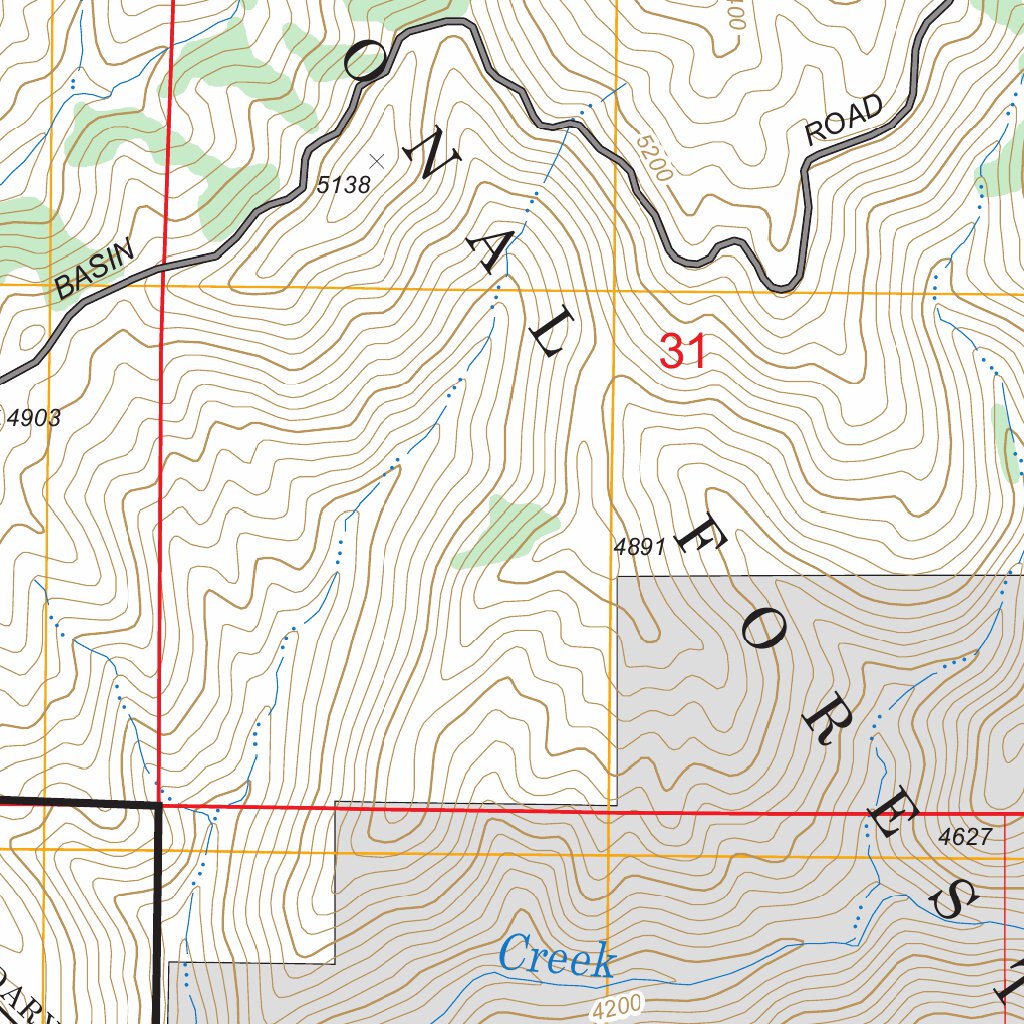 Boise North, ID FSTopo Legacy Map by US Forest Service - Topo | Avenza Maps