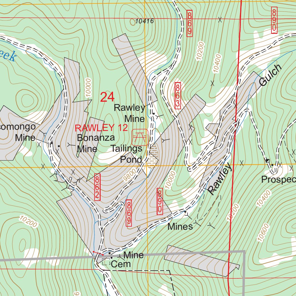 Bonanza, CO FSTopo Legacy Map by US Forest Service - Topo | Avenza Maps