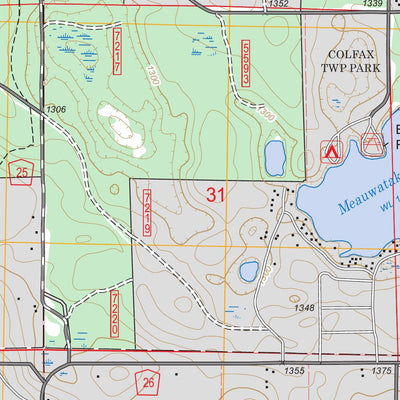 Boon, MI FSTopo Legacy Map by US Forest Service - Topo | Avenza Maps