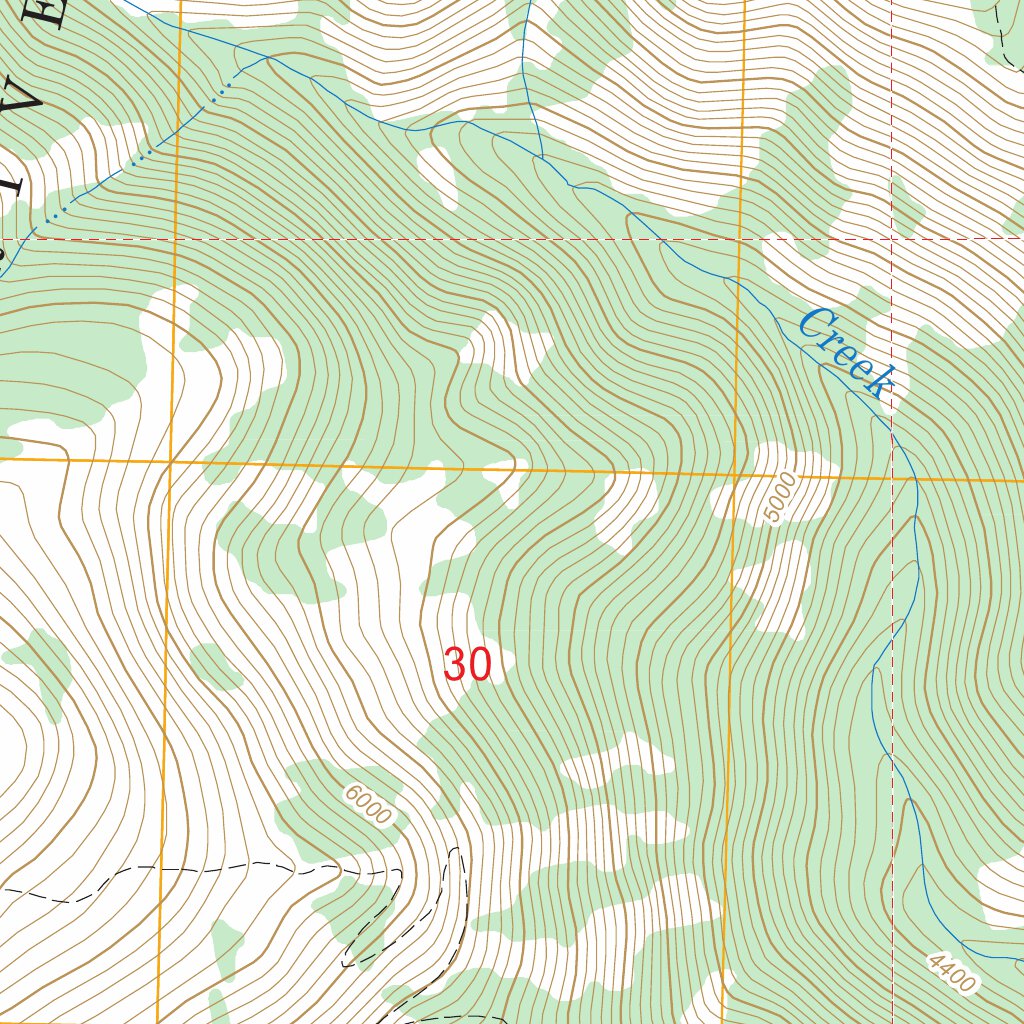 Boston Mountain, ID FSTopo Legacy Map by US Forest Service - Topo ...