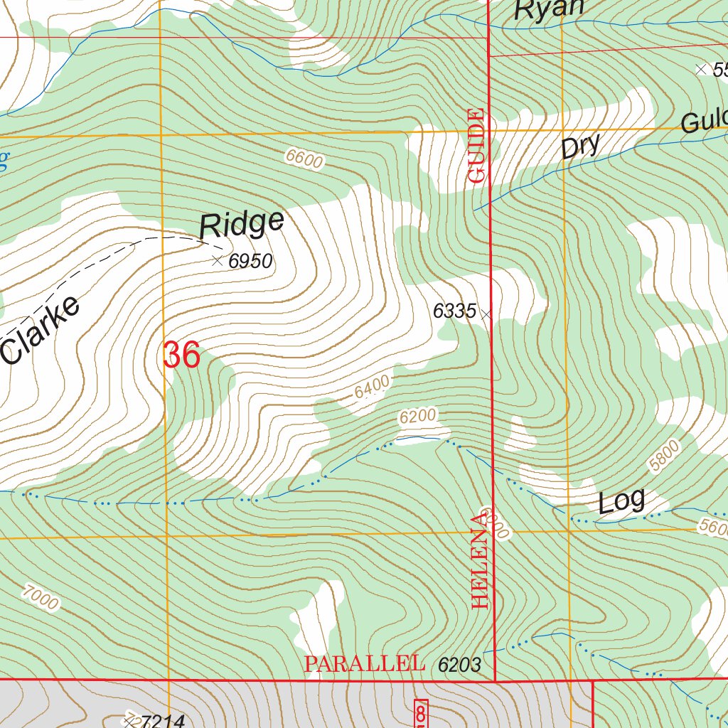 Boulder East, MT FSTopo Legacy Map by US Forest Service - Topo | Avenza ...